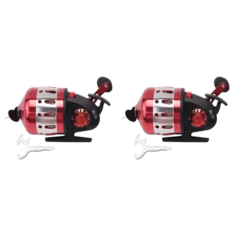 2X BL35 Fishing Reel 6+1BB 3.6:1 Gear Compound Closed Metal Coil Wheel ...