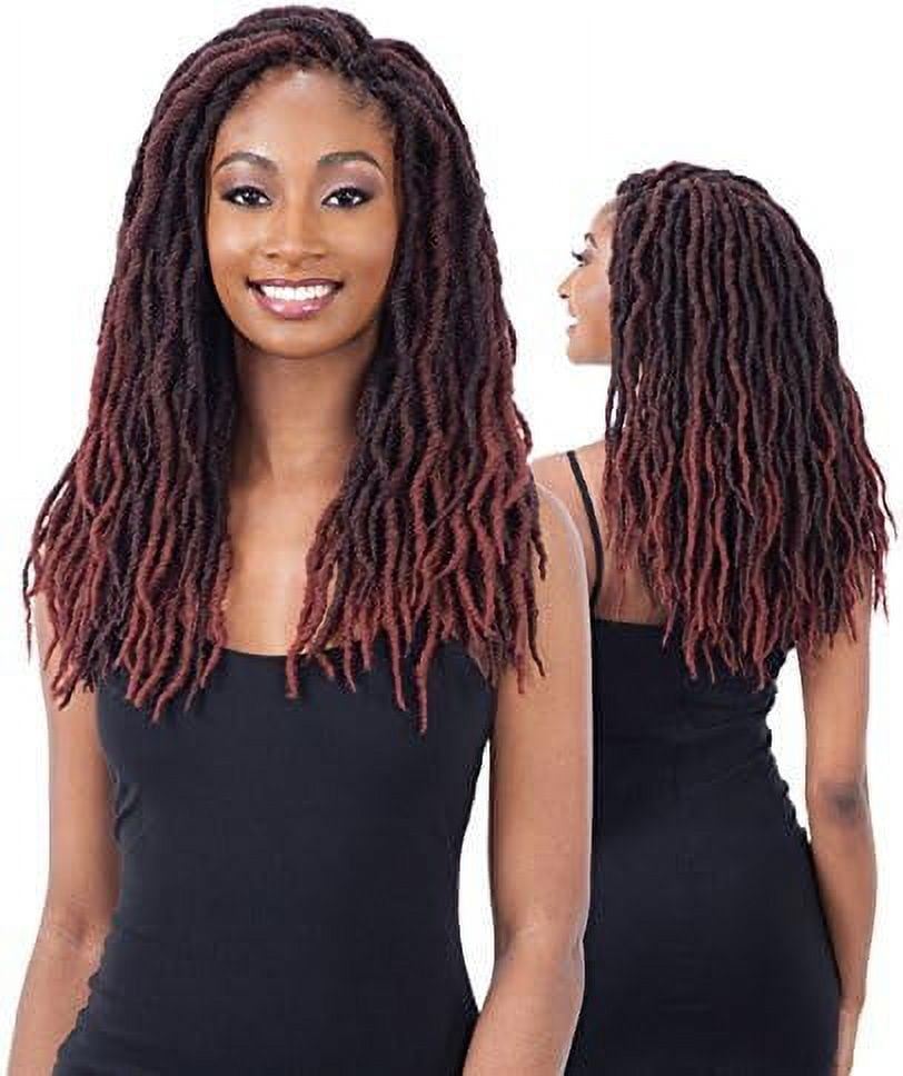 2X BO LOC 14" (1B Off Black) - Synthetic Crochet Braid - Walmart.com