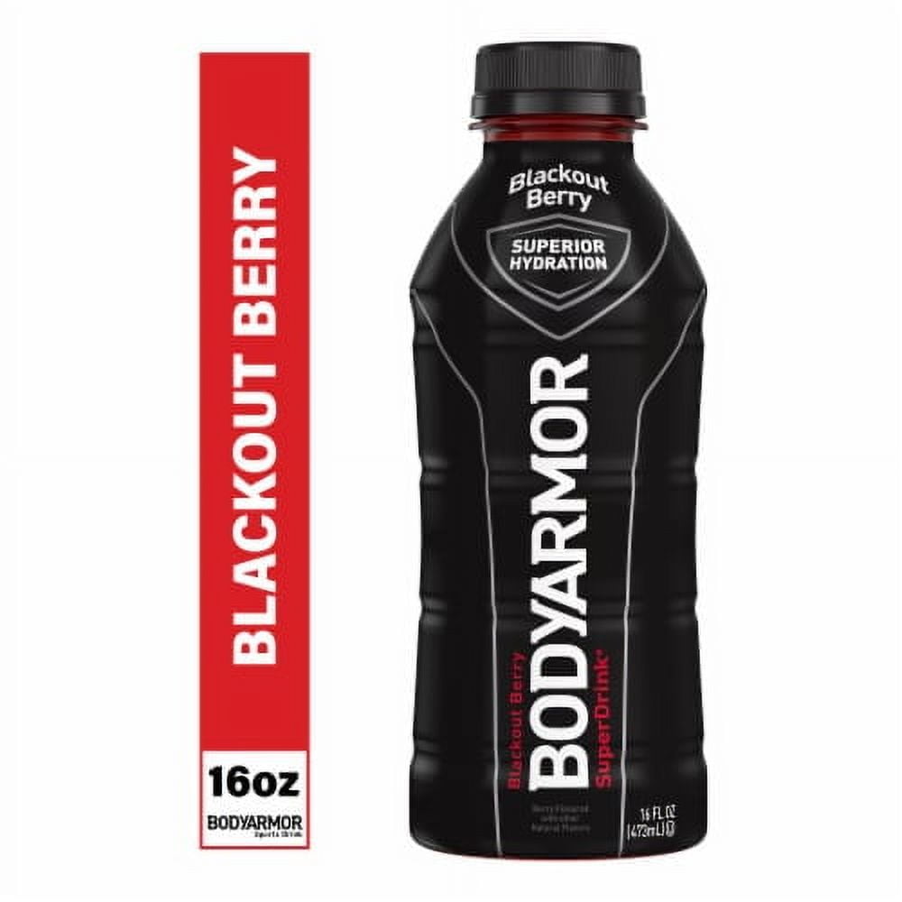 2X-BODYARMOR Blackout Berry Sports Drink - 16 fl oz - Walmart.com