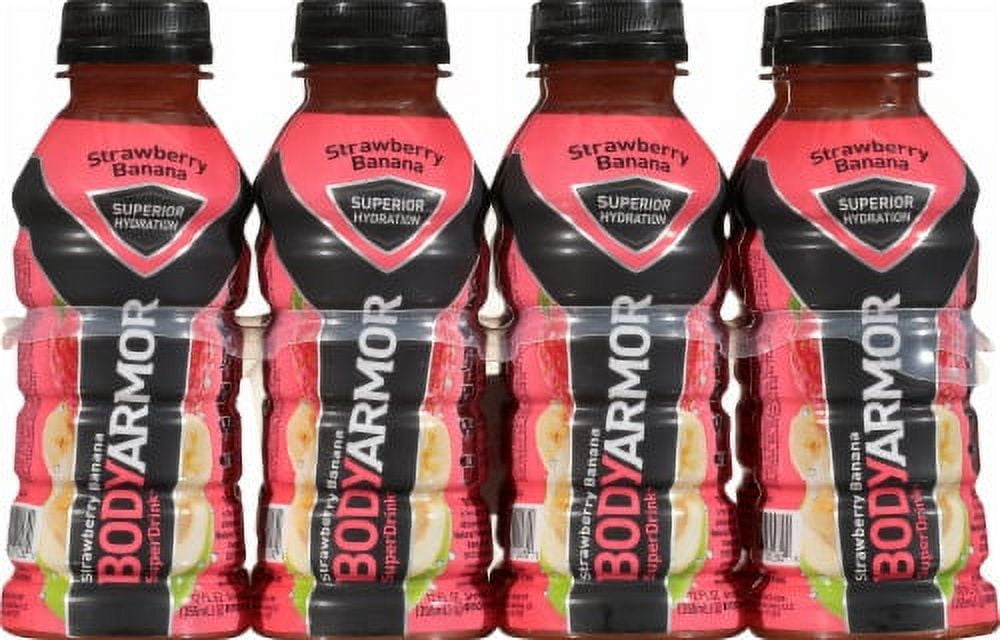2X-BODYARMOR SuperDrink Strawberry Banana Sports Drink - 12 fl oz - 8 ...
