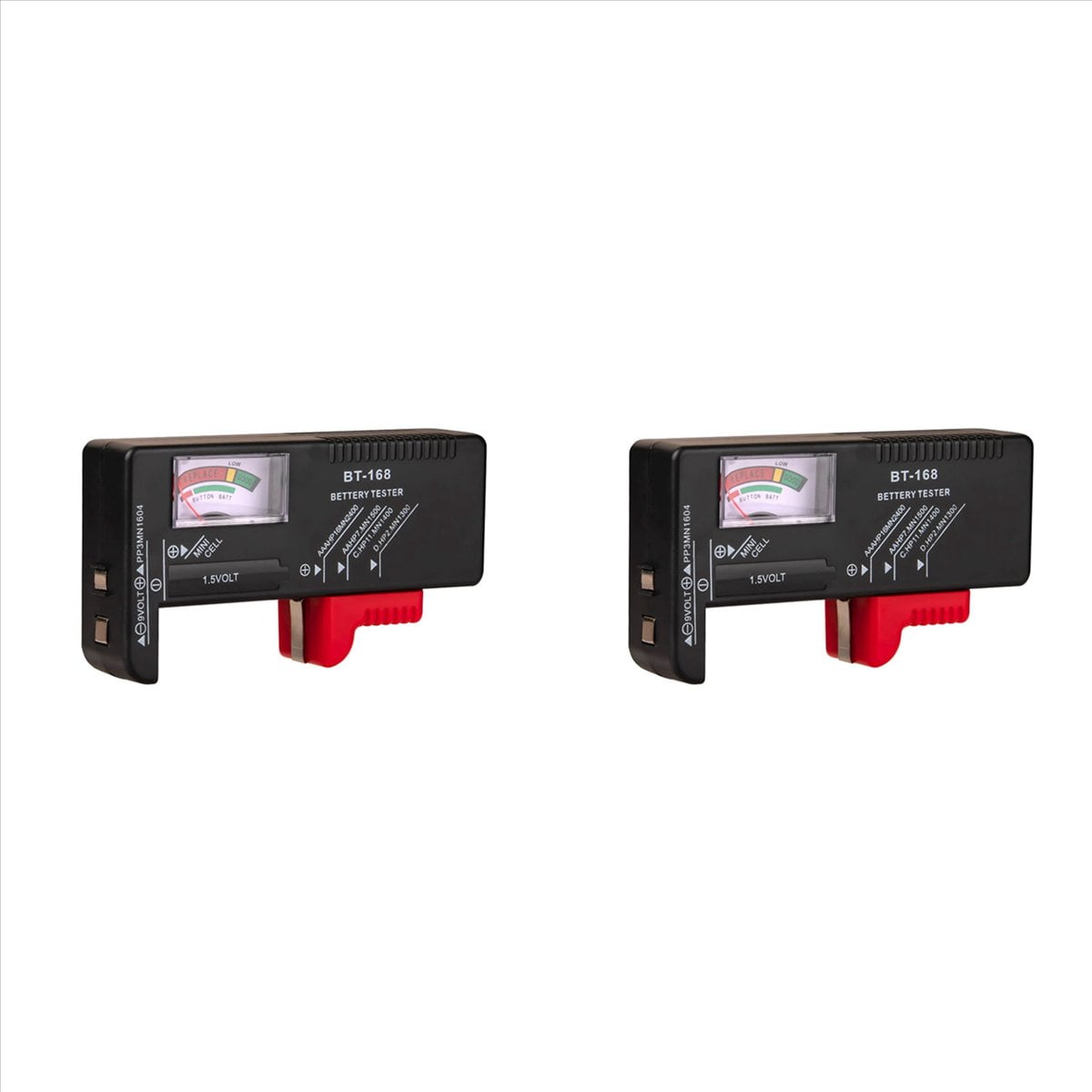 2X BT-168 AA/AAA/C/D/9V/1.5V Batteries Universal Button Cell Battery ...