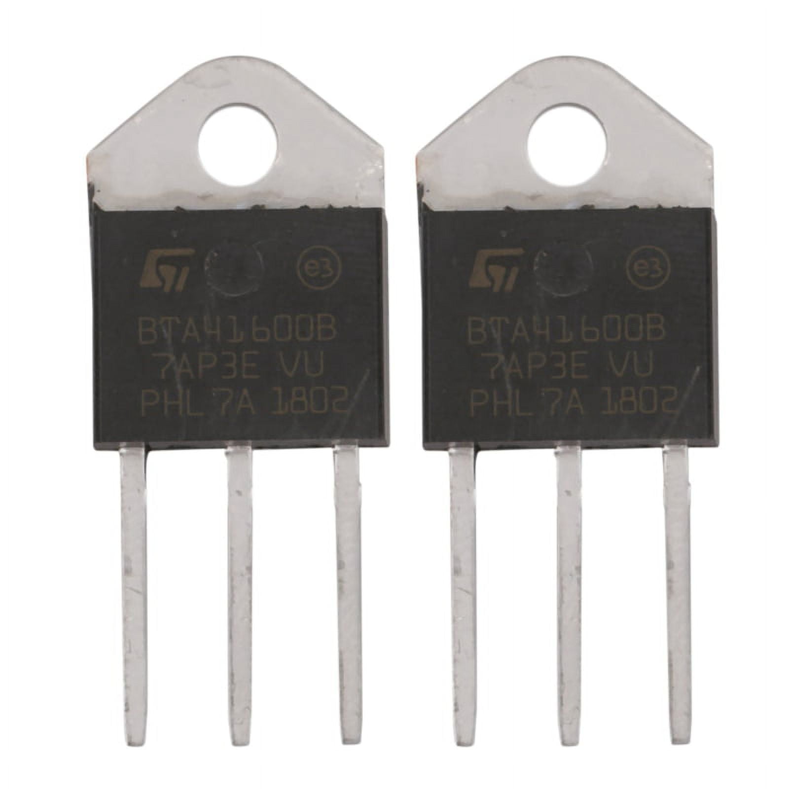 2X BTA41-600B 600V 40A Silicon Controller Rectifier Standard Triac ...