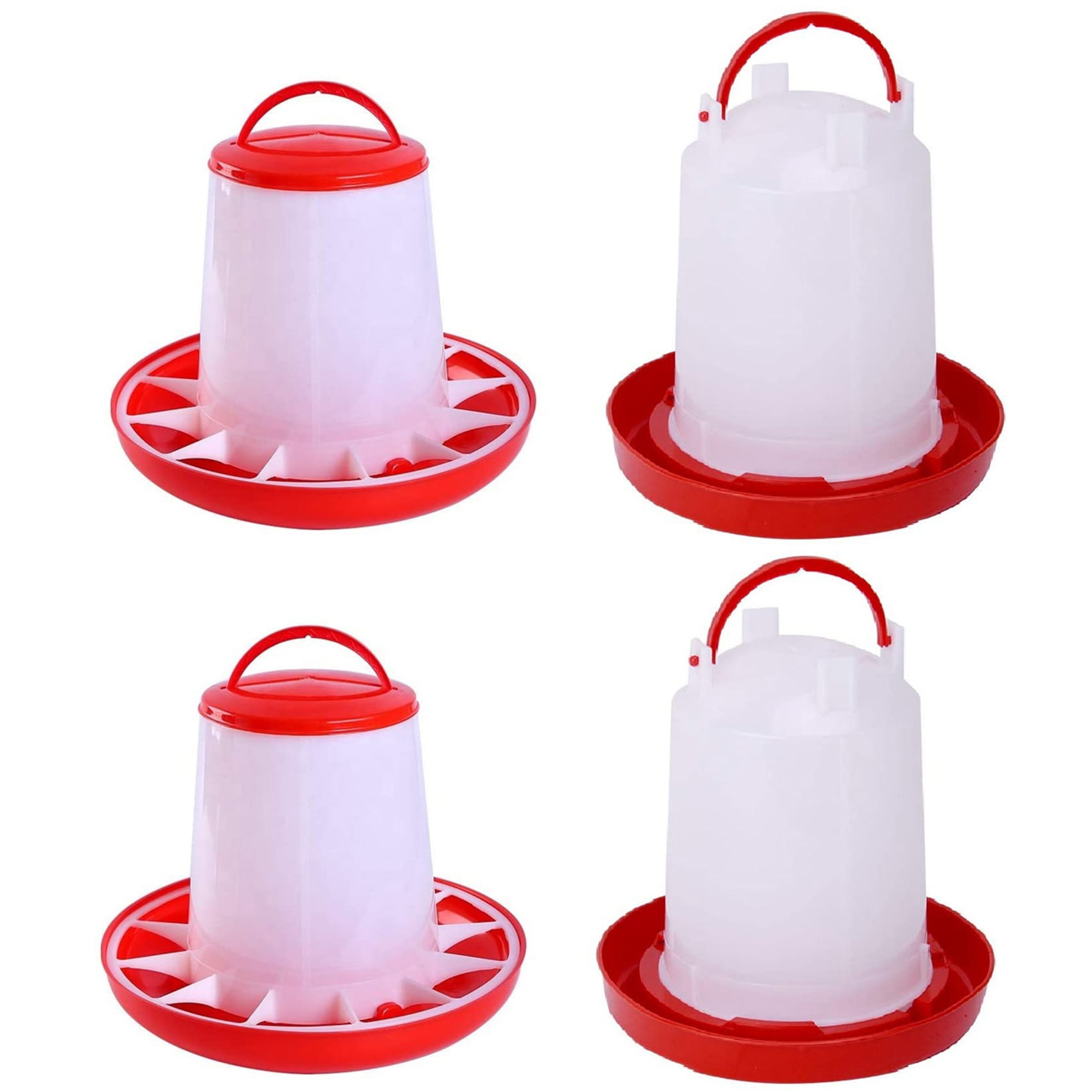 2X Baby Chick Feeder and Waterer Kit for Poultry Fount Up to 12 Chicks ...