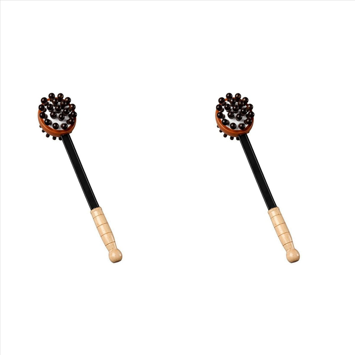 2X Back Knock Massage Handheld Round Head Pounding Hammer Relieve ...