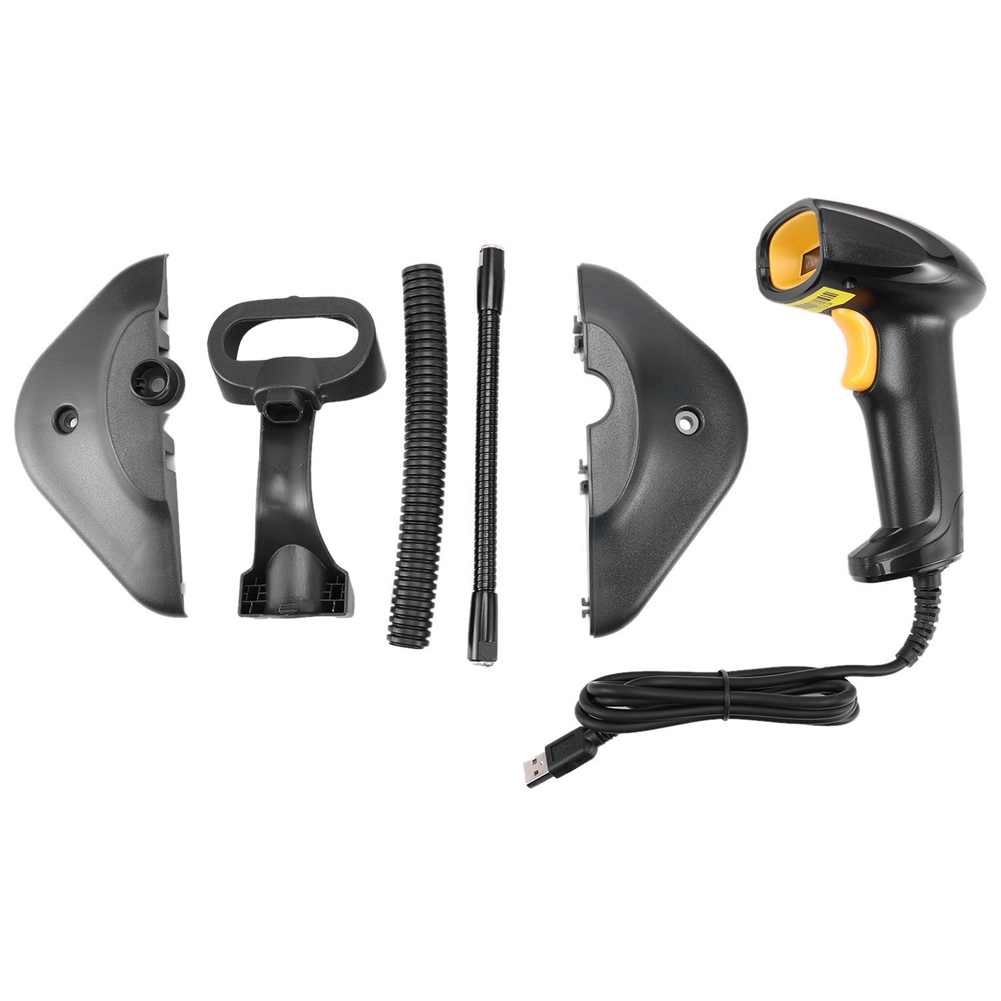 2X Barcode Scanner Handheld Scanner with Stand Holder Automatic Bar ...