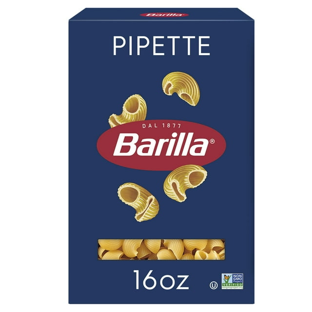 2 pack Barilla Pipette Pasta, 16 oz. Box - Non-GMO Pasta Made with ...
