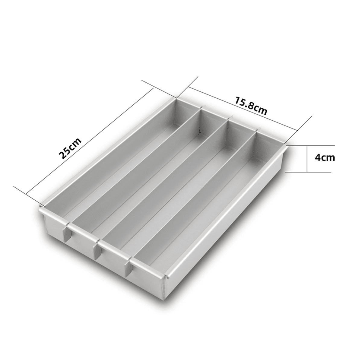 2X Battenberg Battenberg Cake Pan, Commercial Weight Anodised Aluminium ...
