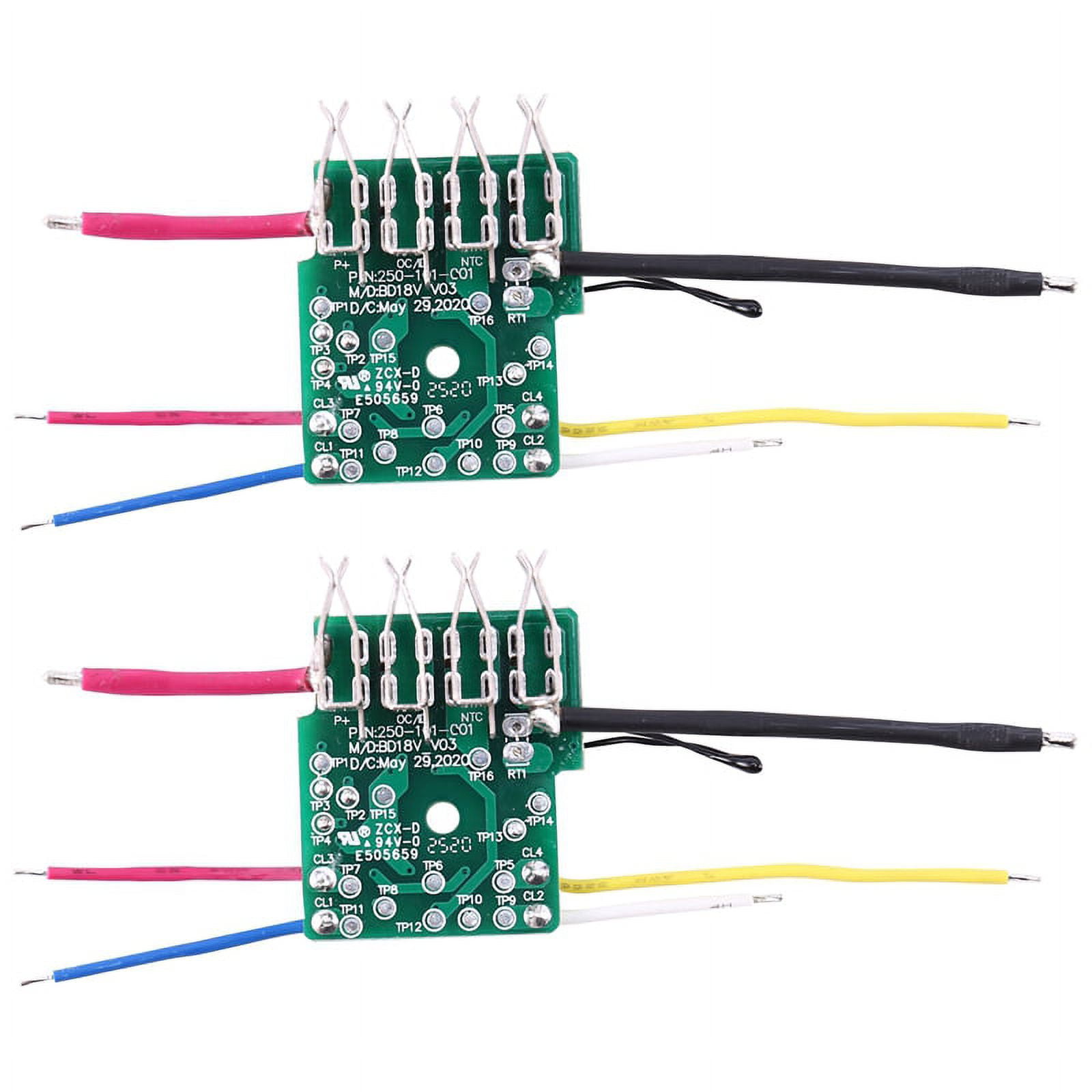 2X - Battery Charging Protection Circuit Board PCB for Black 20V LB20 ...