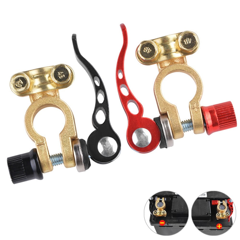 2X Battery terminal brass connector to disconnect the car battery ...