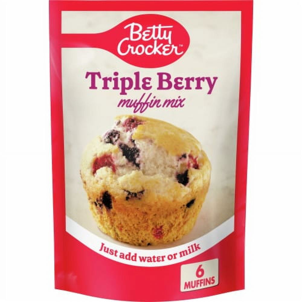 2X - Betty Crocker Triple Berry Muffin Mix - Walmart.com