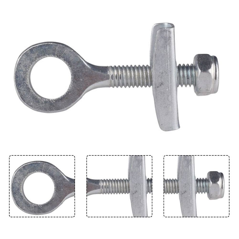 2X Bicycle Chain Adjuster Tensioner Axle Tug Single Speed Wheel ...