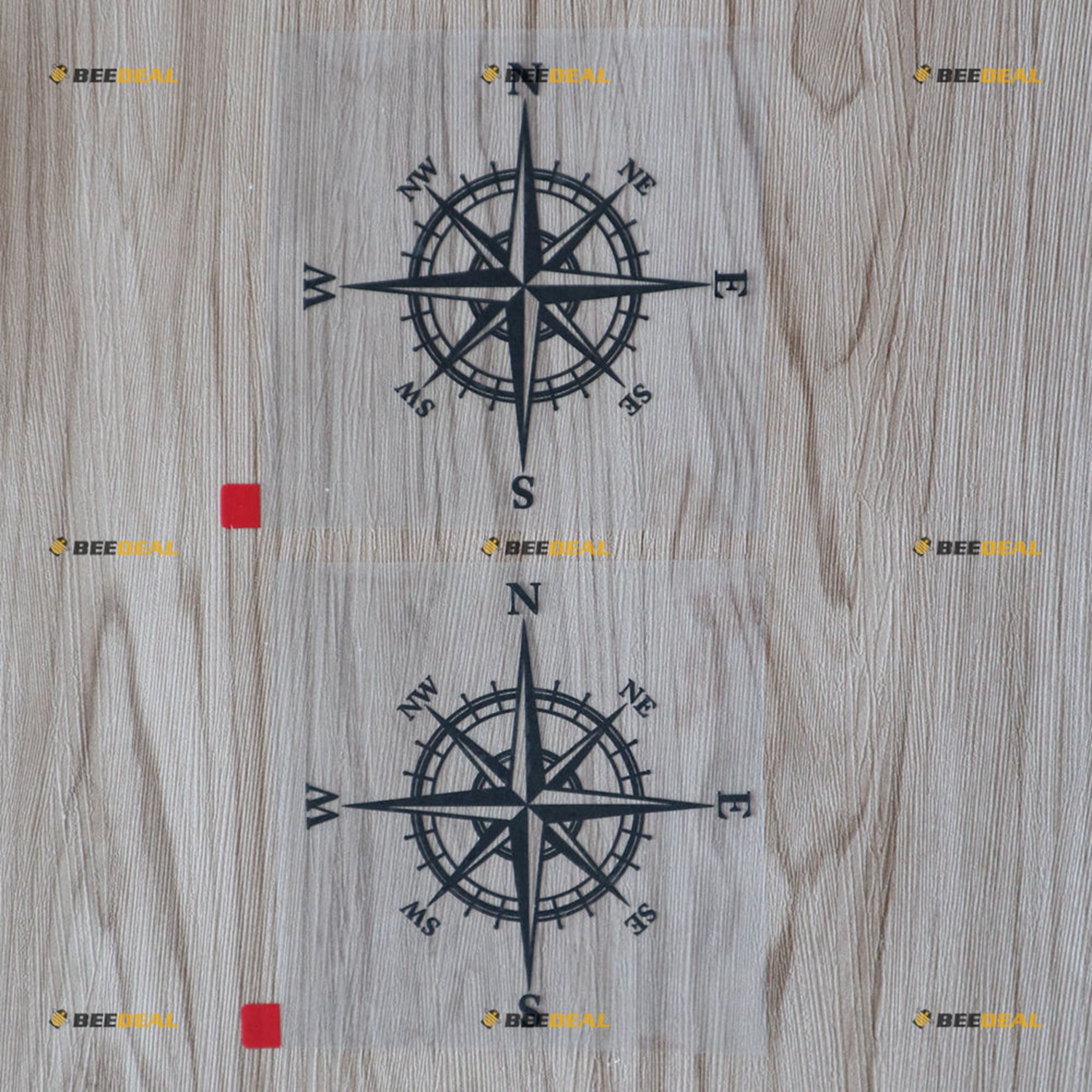 2X Black 4" 4X4 Compass Off Road Decal Sticker Car Vinyl fit for Jeep ...