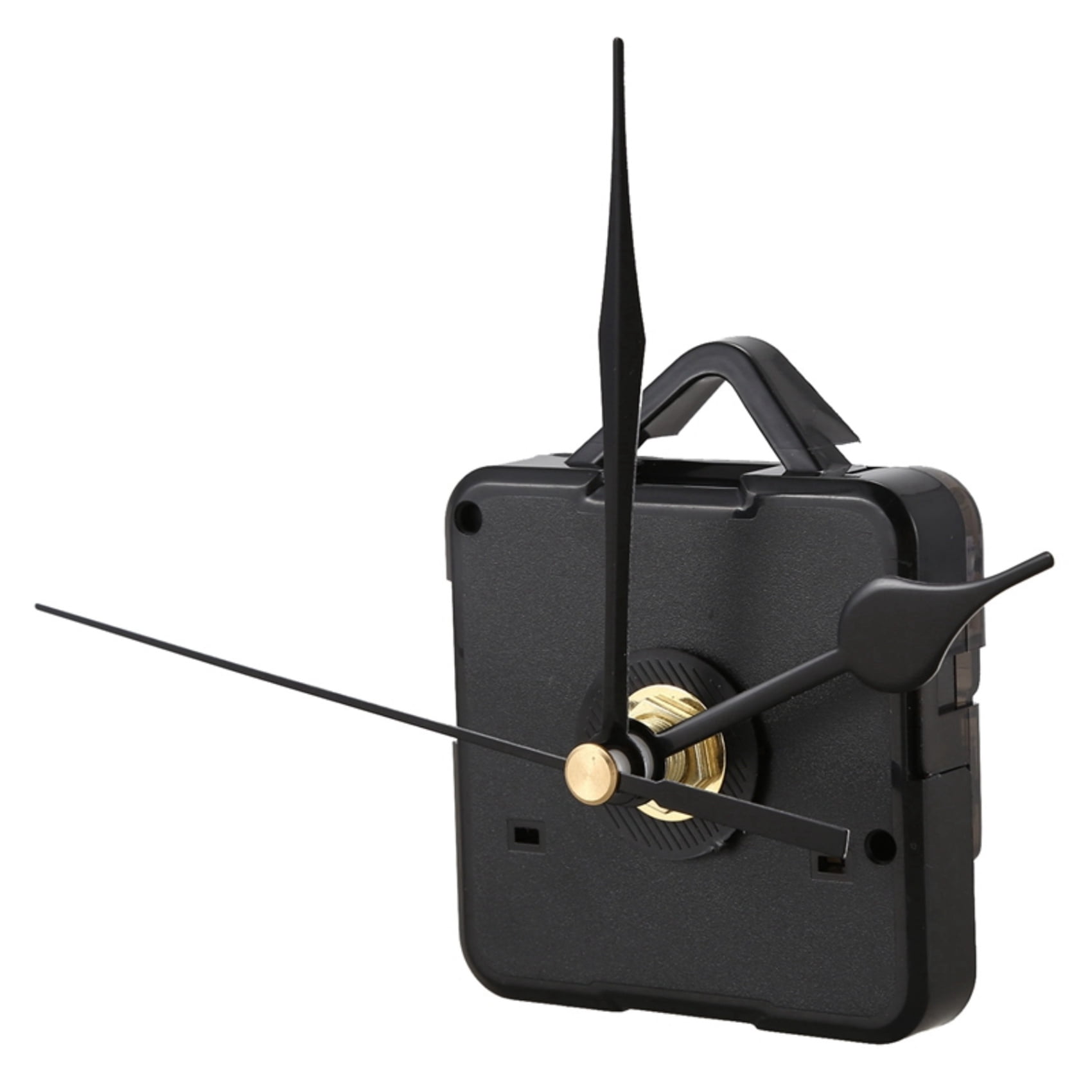 2X Black Hand DIY Quartz Clock Spindle Silent Movement Mechanism Repair ...