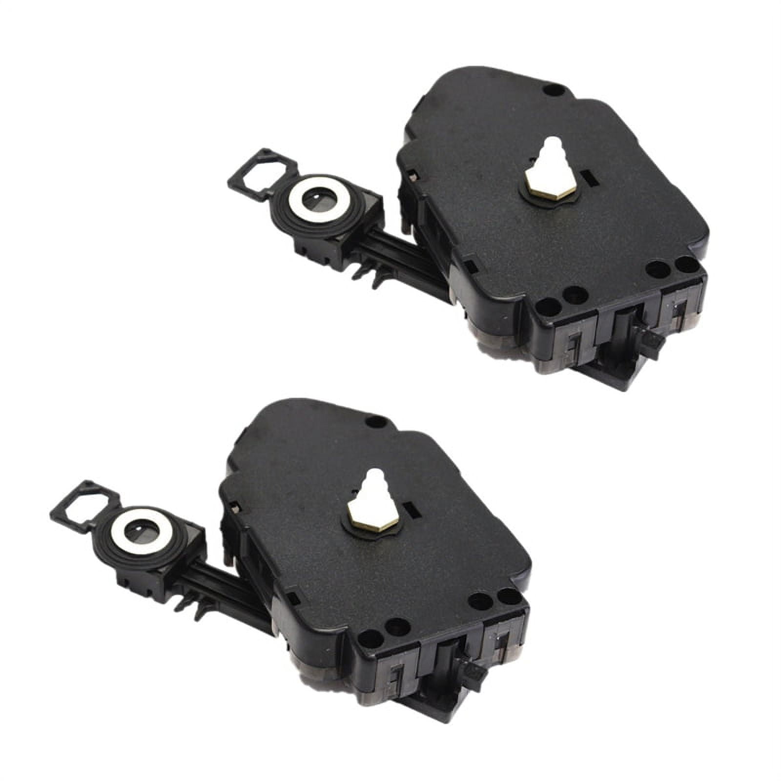 2X Black Quartz Clock Pendulum Movement Mechanism Motor & Fittings DIY ...