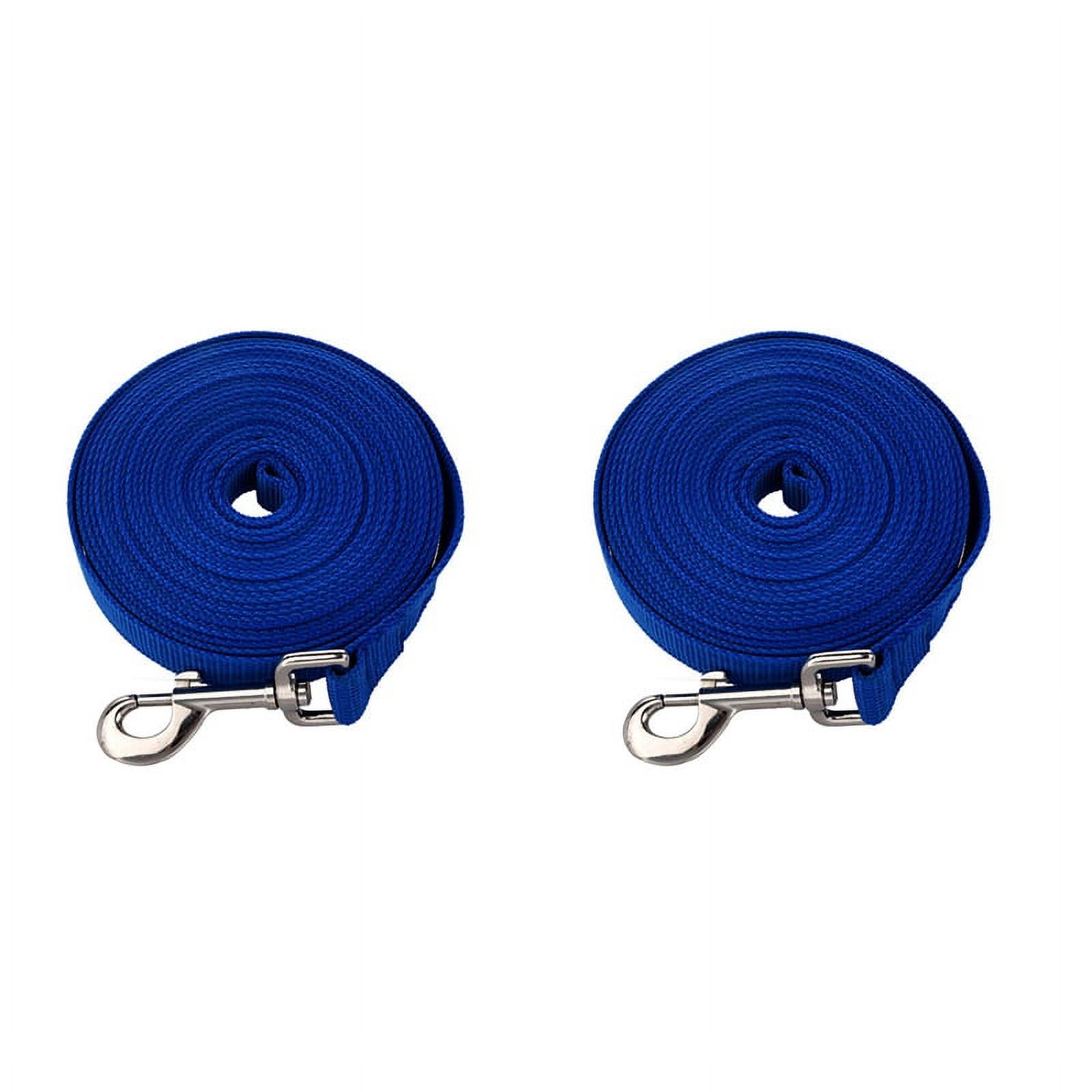 2X Blue 20FT Long Dog Pet Training Obedience Lead Leash - Walmart.com