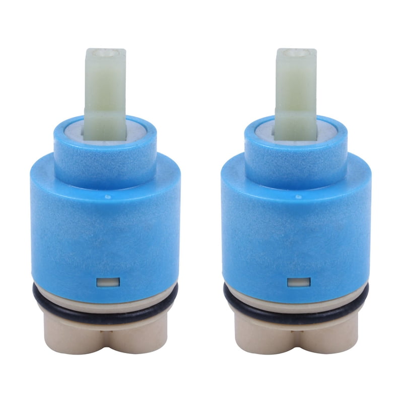 2X Blue Plastic 35mm Diameter Water Tap Valve - Walmart.com