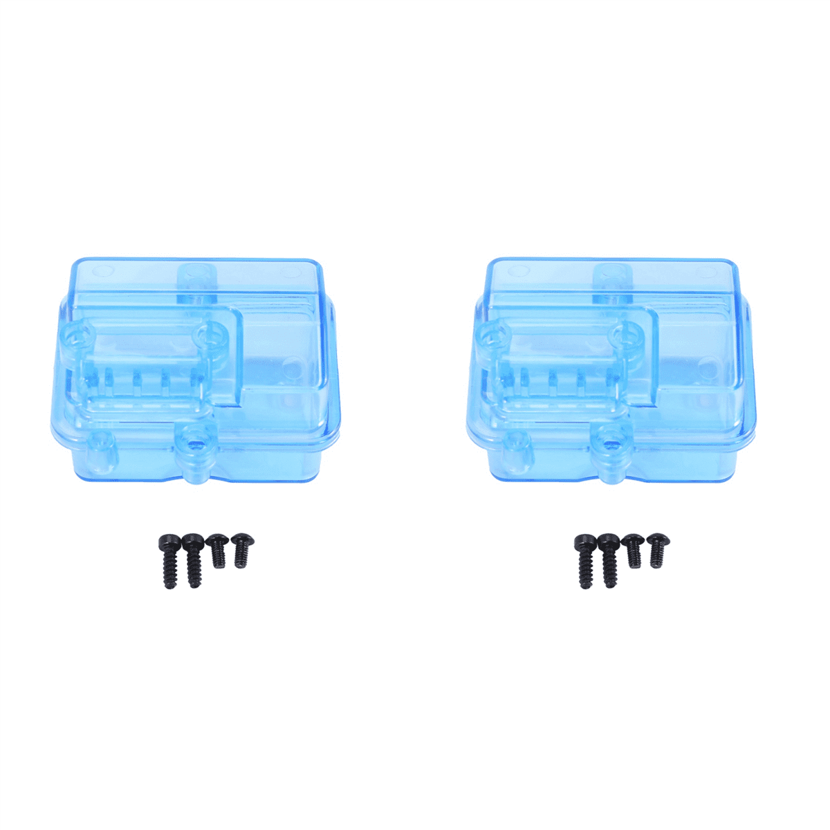 2X Blue Plastic Waterproof Receiver Receiving Box for Huanqi 727 ...