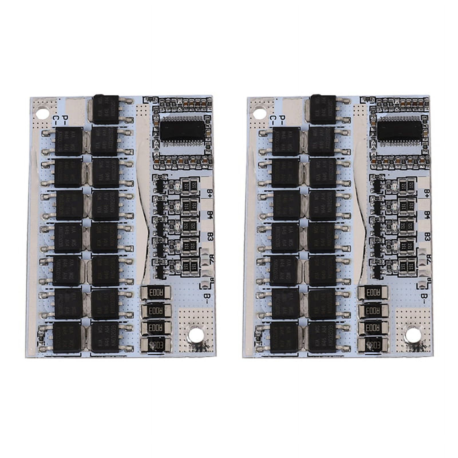 2X Bms 12V 16.8V 21V 100A Li-Ion Ternary Lithium Battery Protection Board with Balance Pcm 18650 ...