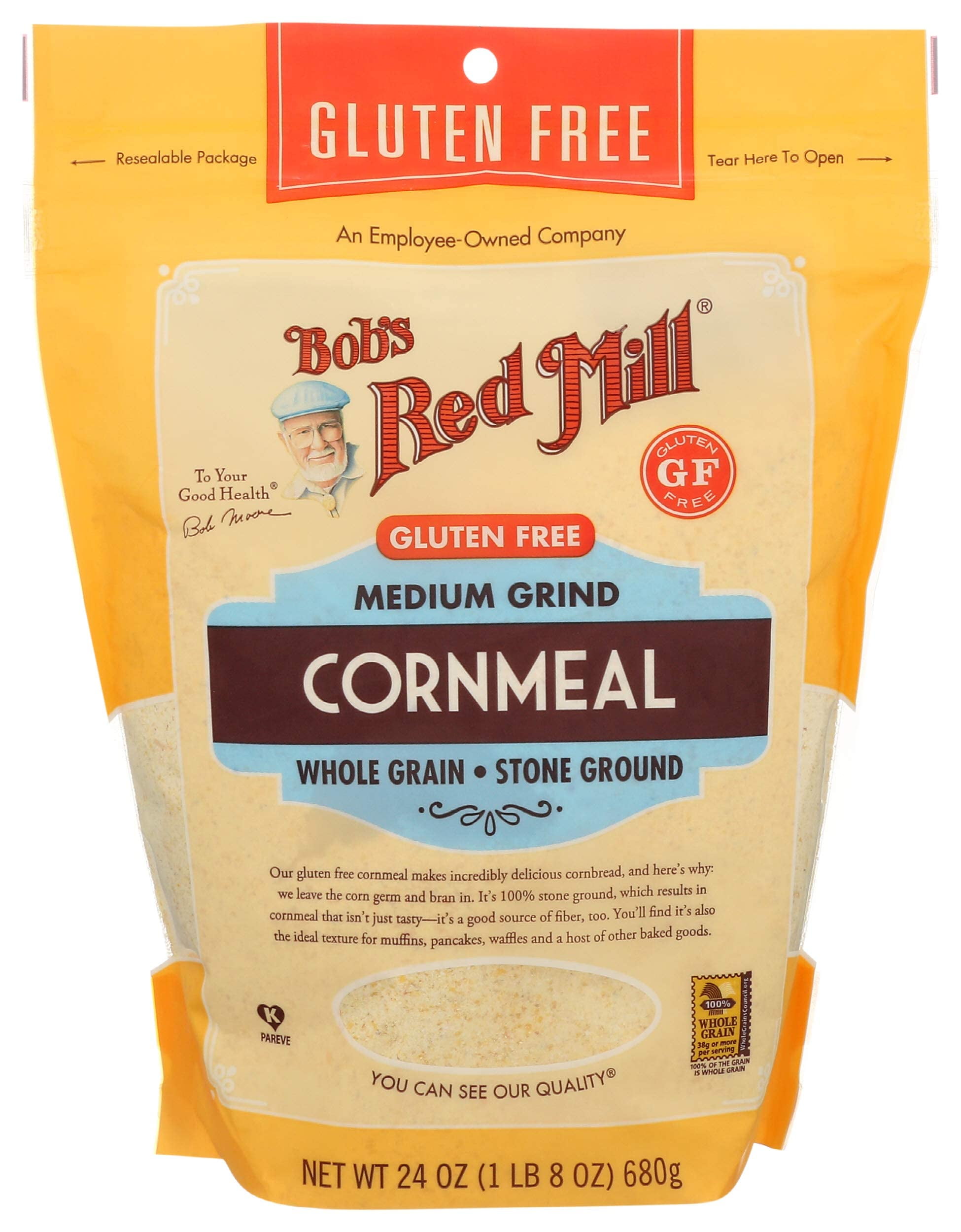 2X - Bob,S Red Mill Gluten Free Cornmeal, 24 Oz - Walmart.com