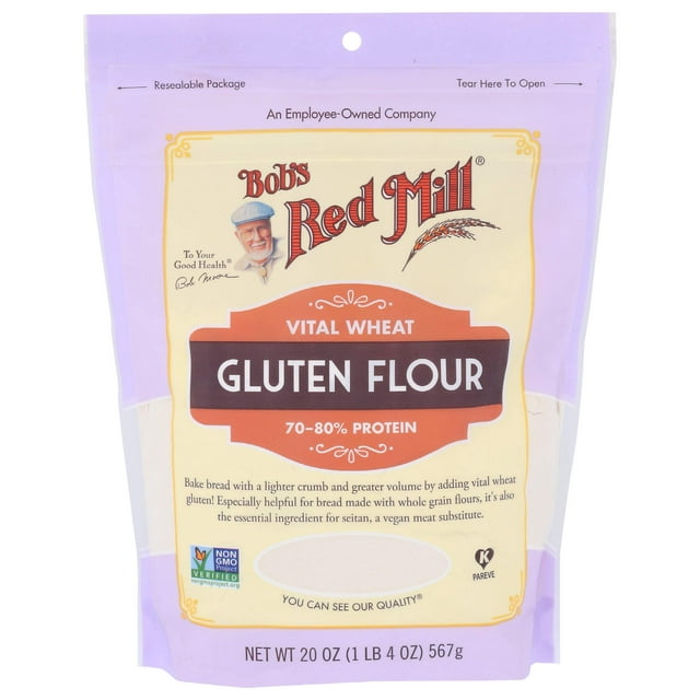 2X - Bob,S Red Mill Vital Wheat Gluten Flour, 20 Ounce - Walmart.com