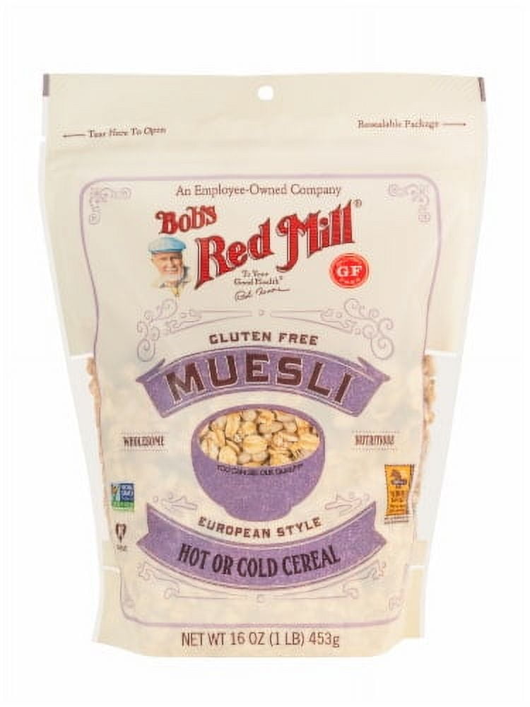 2X-Bob's Red Mill Gluten Free Muesli European Style Cereal - 16 oz ...