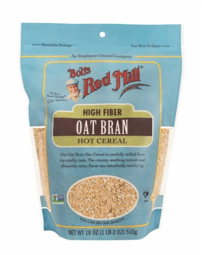 2X-Bob's Red Mill High Fiber Hot Cereal Oat Bran - 18 oz - Walmart.com