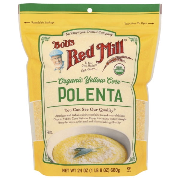 2X - Bob's Red Mill Organic Corn Grits/Polenta 24 oz Package May Vary ...