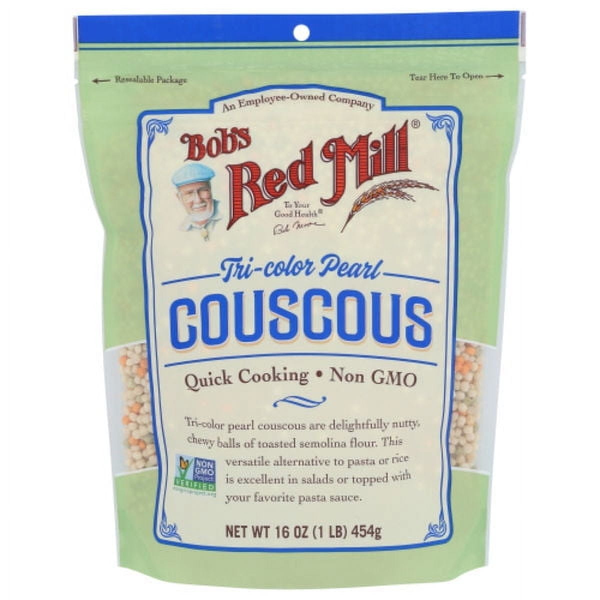 2X - Bob's Red Mill Tri-Color Pearl Couscous 16 oz Package May Vary ...