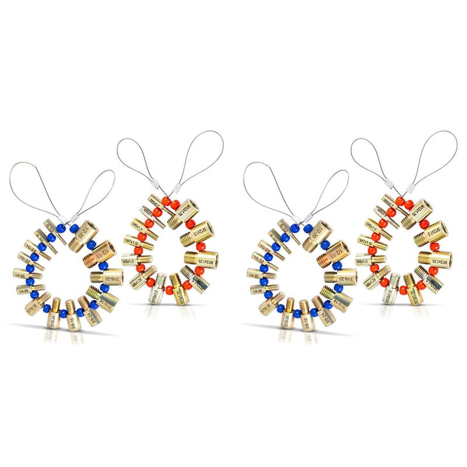 2X Bolt Size and Thread Gauge- Thread Pitch Gauge- Nut and Bolt - 26 ...