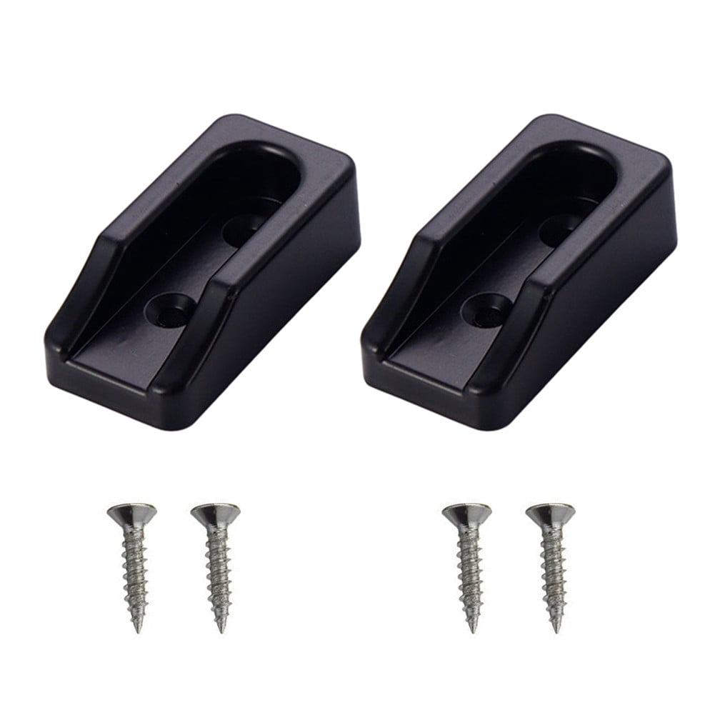 2x Bracket Clothes Hanging Rod Holder Clothes Rail Support Closet Hang ...