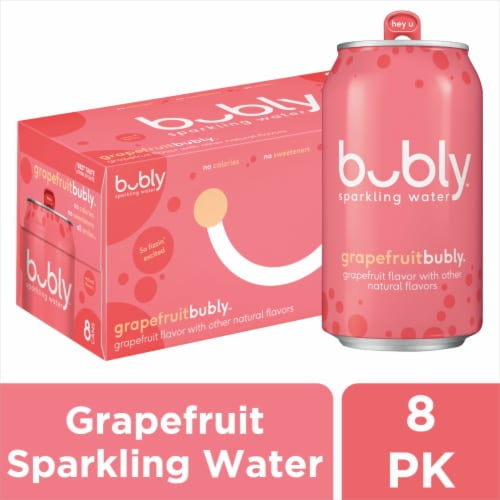 2X-Bubly Grapefruit Flavored Sparkling Water Cans - 12 fl oz - 8 pk ...