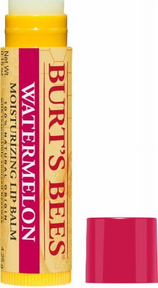 Pack of 2 - Burt's Bees Watermelon Moisturizing Lip Balm 1 ct - Walmart.com