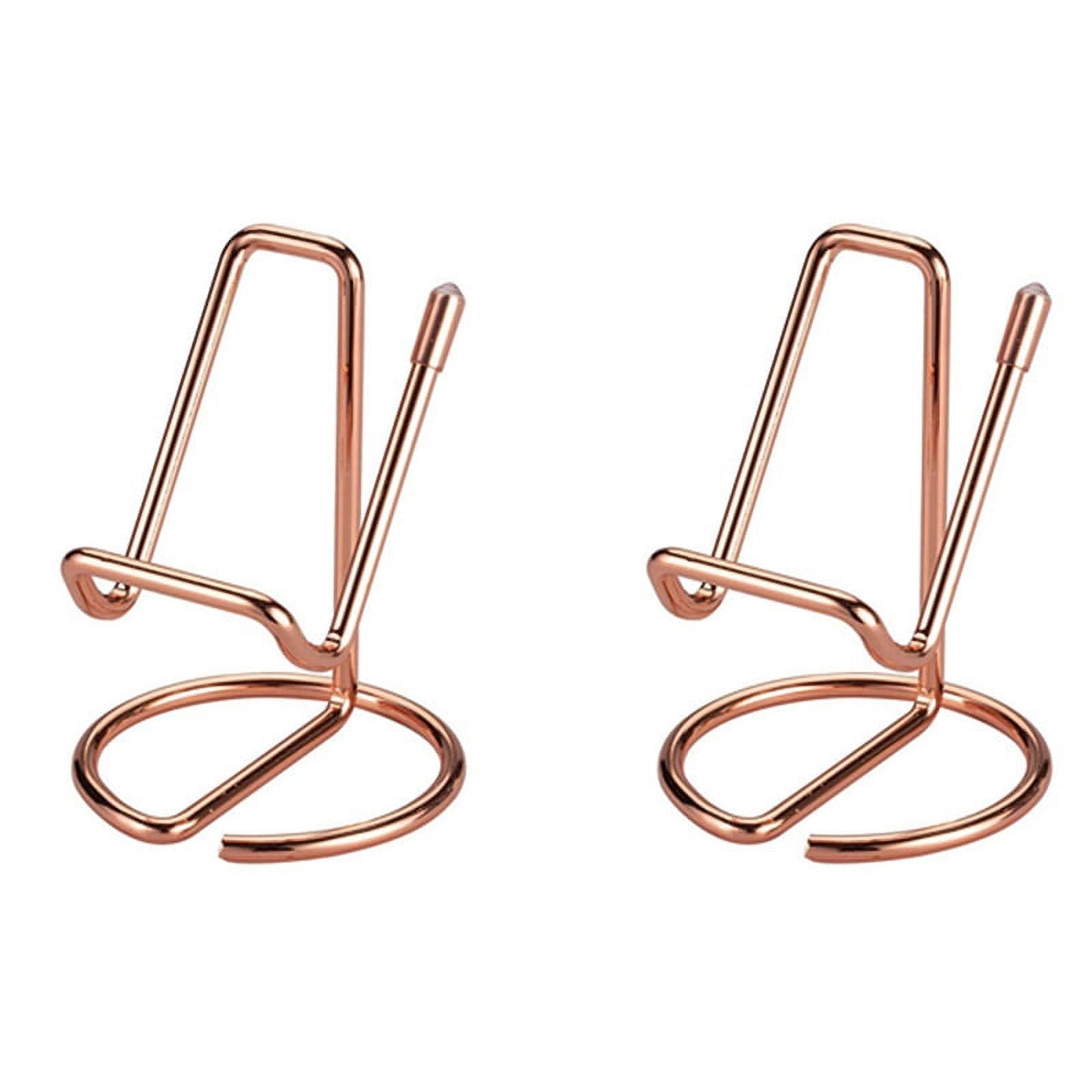 2X Business Card Holder for Desk, Metal Business Card Display Holder ...