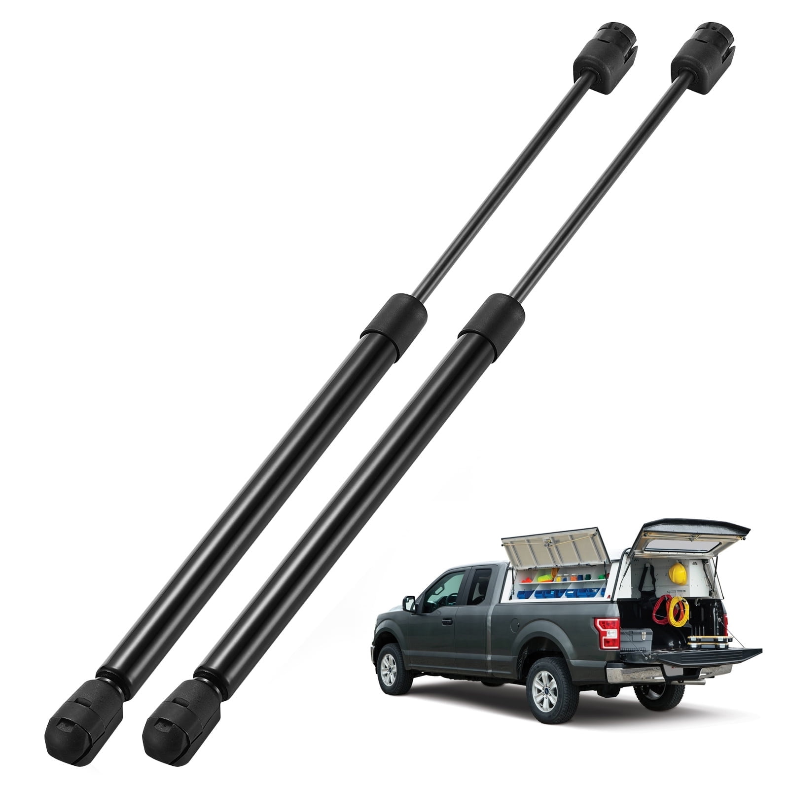 SPEEEDWOW 16" Gas Strut 28Lbs/125N Struts Shock Lift Support Gas Spring ...