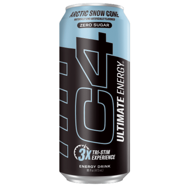 2X-C4 Ultimate Carbonated Arctic Snow Cone Drink - 16 fl oz - Walmart.com