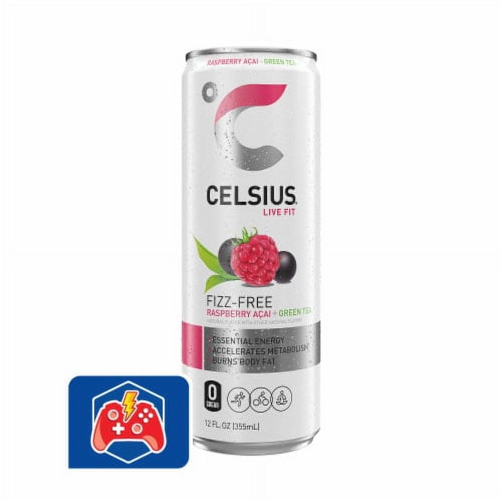 2X-CELSIUS Raspberry Acai Green Tea Energy Drink - 12 fl oz - Walmart.com