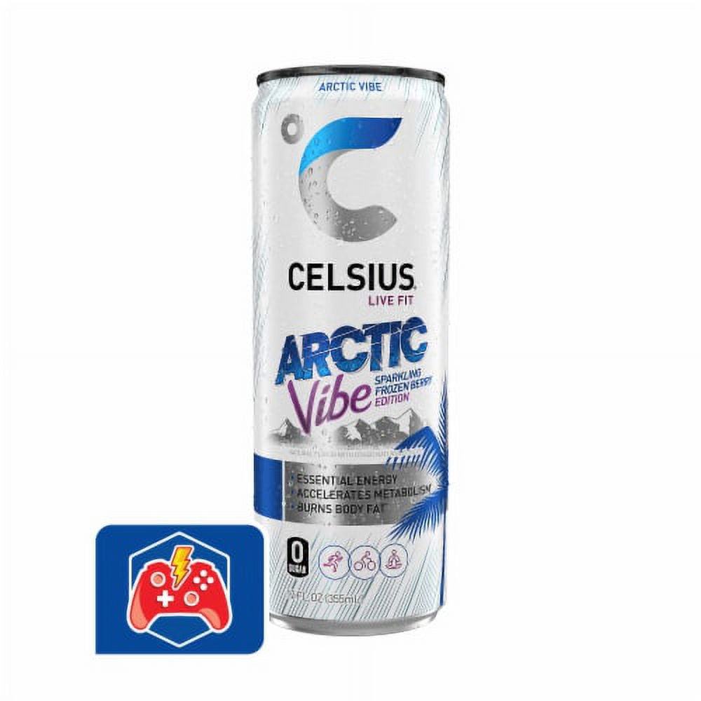 2X-CELSIUS Sparkling Arctic Vibe Energy Drink - 12 fl oz - Walmart.com
