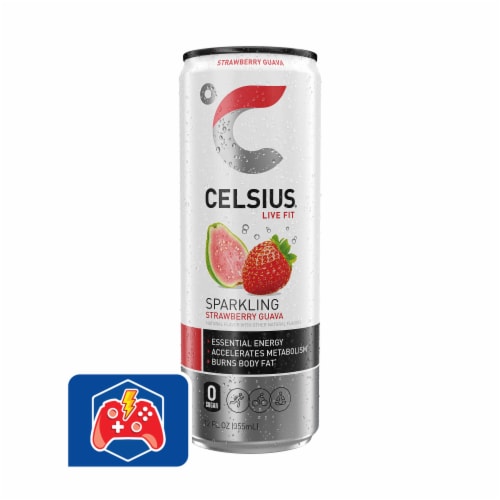 2X-CELSIUS Sparkling Strawberry Guava Energy Drink - 12 fl oz - Walmart.com