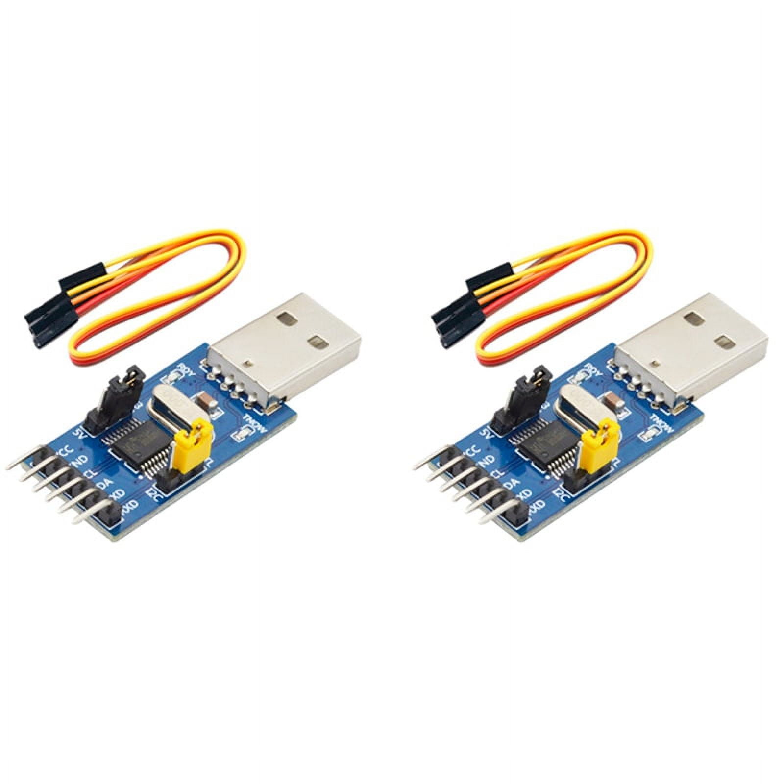 2X CH341T Two-In-One Module USB to I2C IIC UART USB to TTL Single-Chip ...