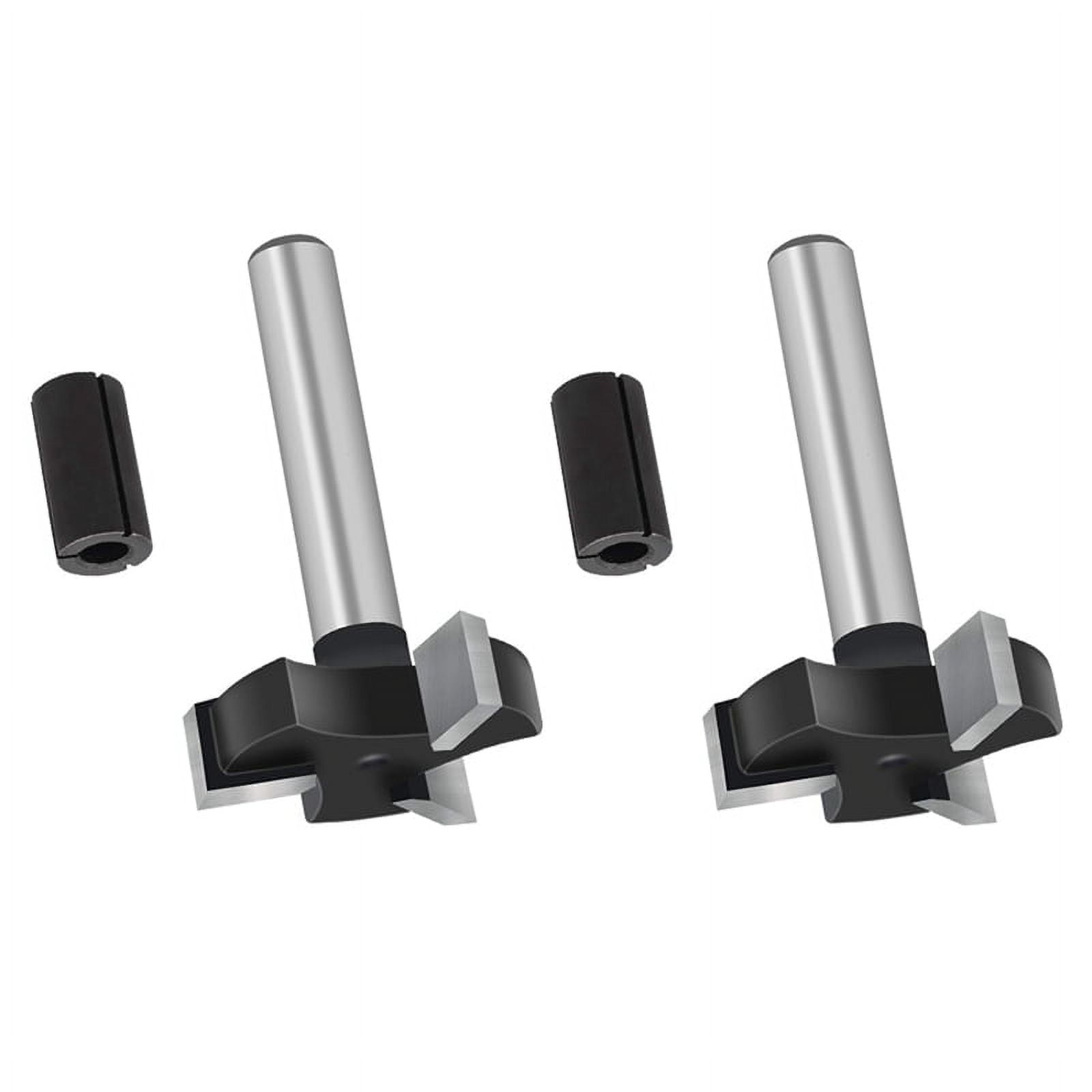 2X CNC Spoilboard Surfacing Router Bits, 1/4 Inch 1 Inch Cutting ...