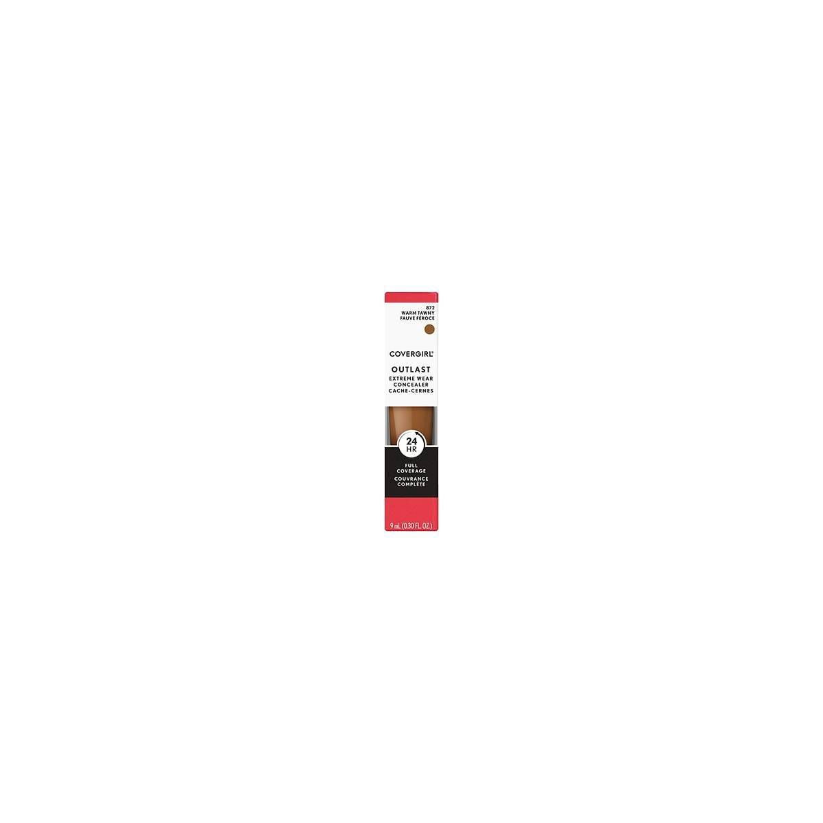 2X - COVERGIRL Outlast Extreme Wear Concealer - 872 Warm Tawny - 0.3 fl ...