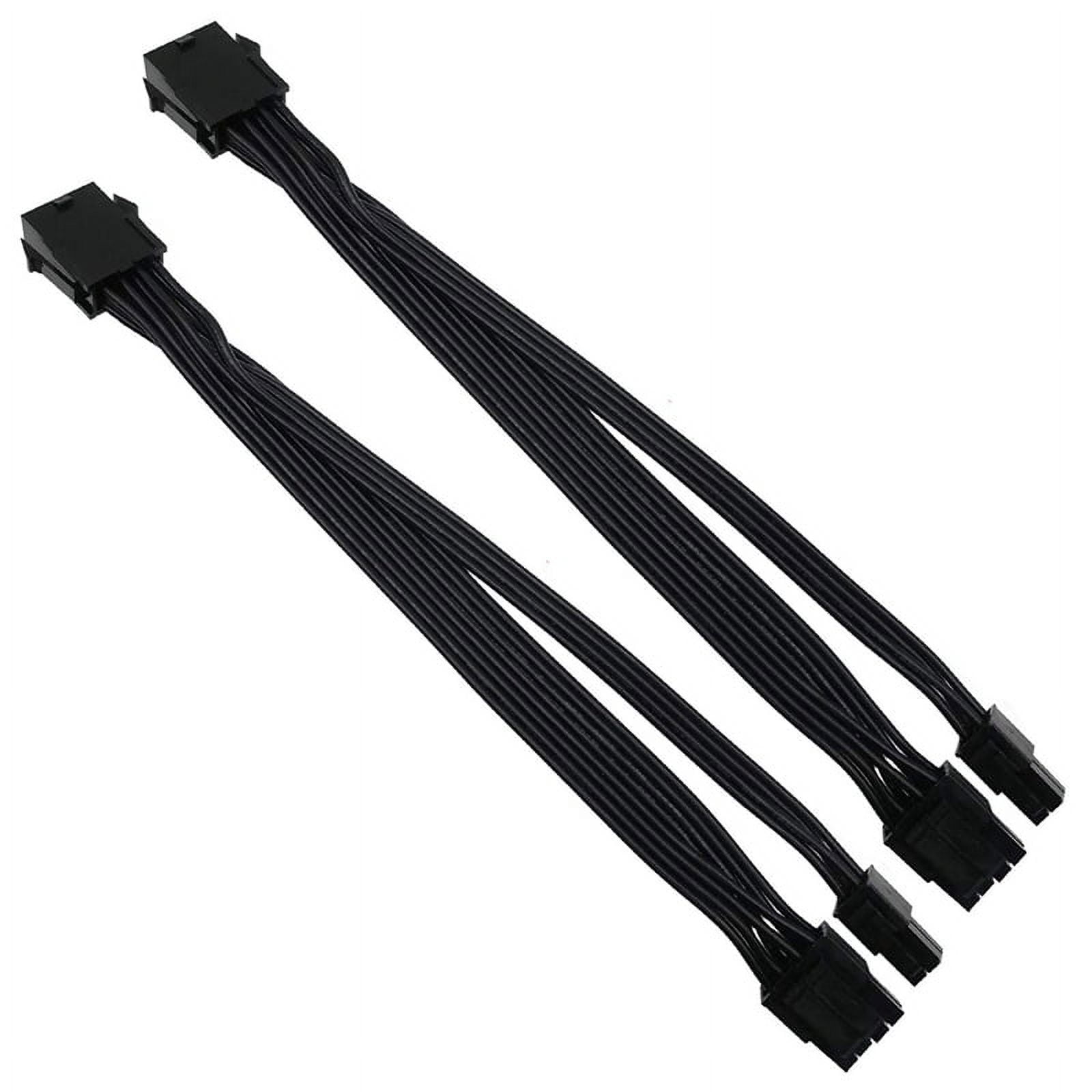 2X CPU 8 Pin Female to CPU 8 Pin ATX 4 Pin Male Power Supply Converter ...