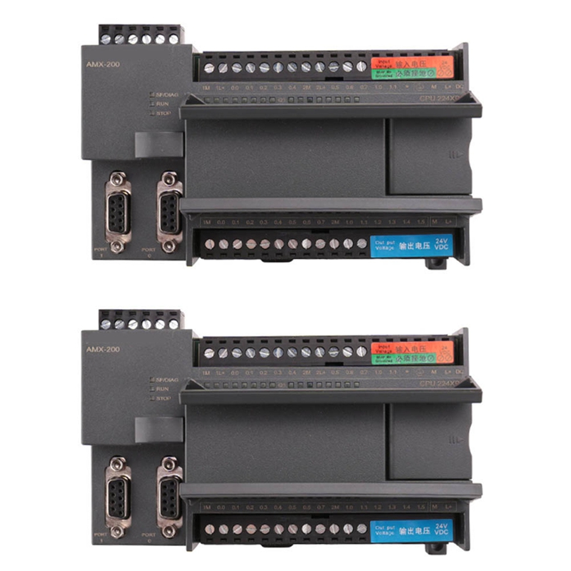 2X CPU224XP S7-200 PLC Programmable Controller 24V PLC 214-2AD23-0XB8 Transistor Output ...