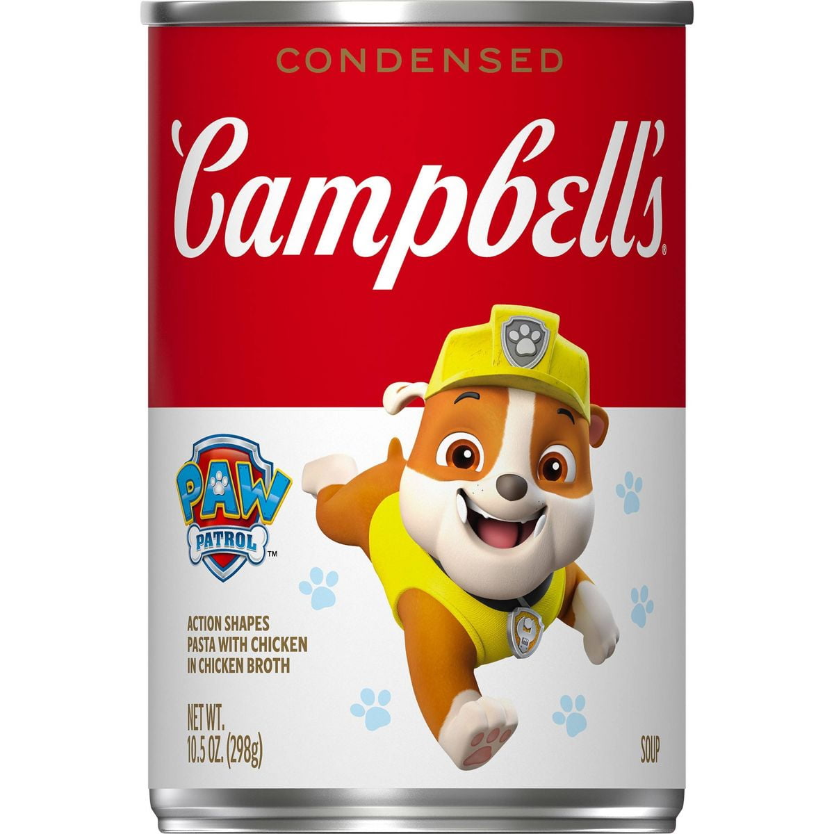 2X - Campbell's PAW Patrol Action Shapes Pasta Chicken Soup - 10.5oz ...