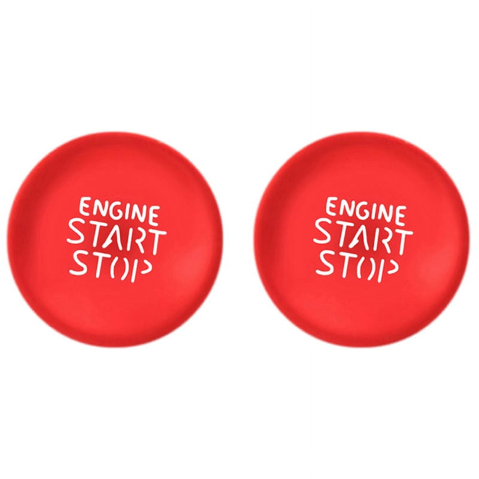 2X Car Engine -Stop Button Sticker One-Key Button Trim Sticker for 2021 ...