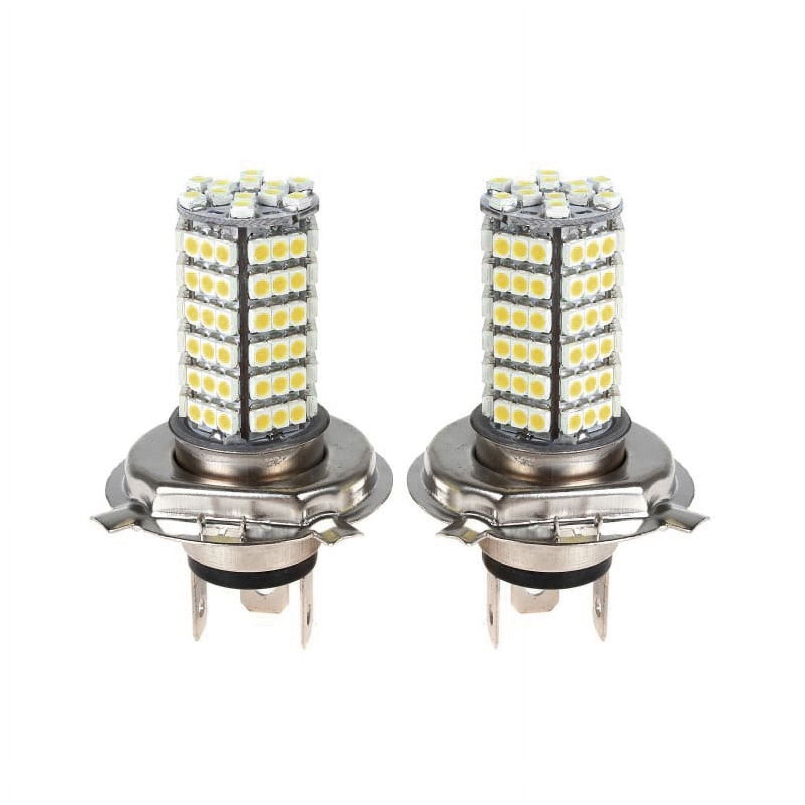 2X Car H4 120 LED 3528 SMD Xenon White Fog Headlight Head Bulb Light ...