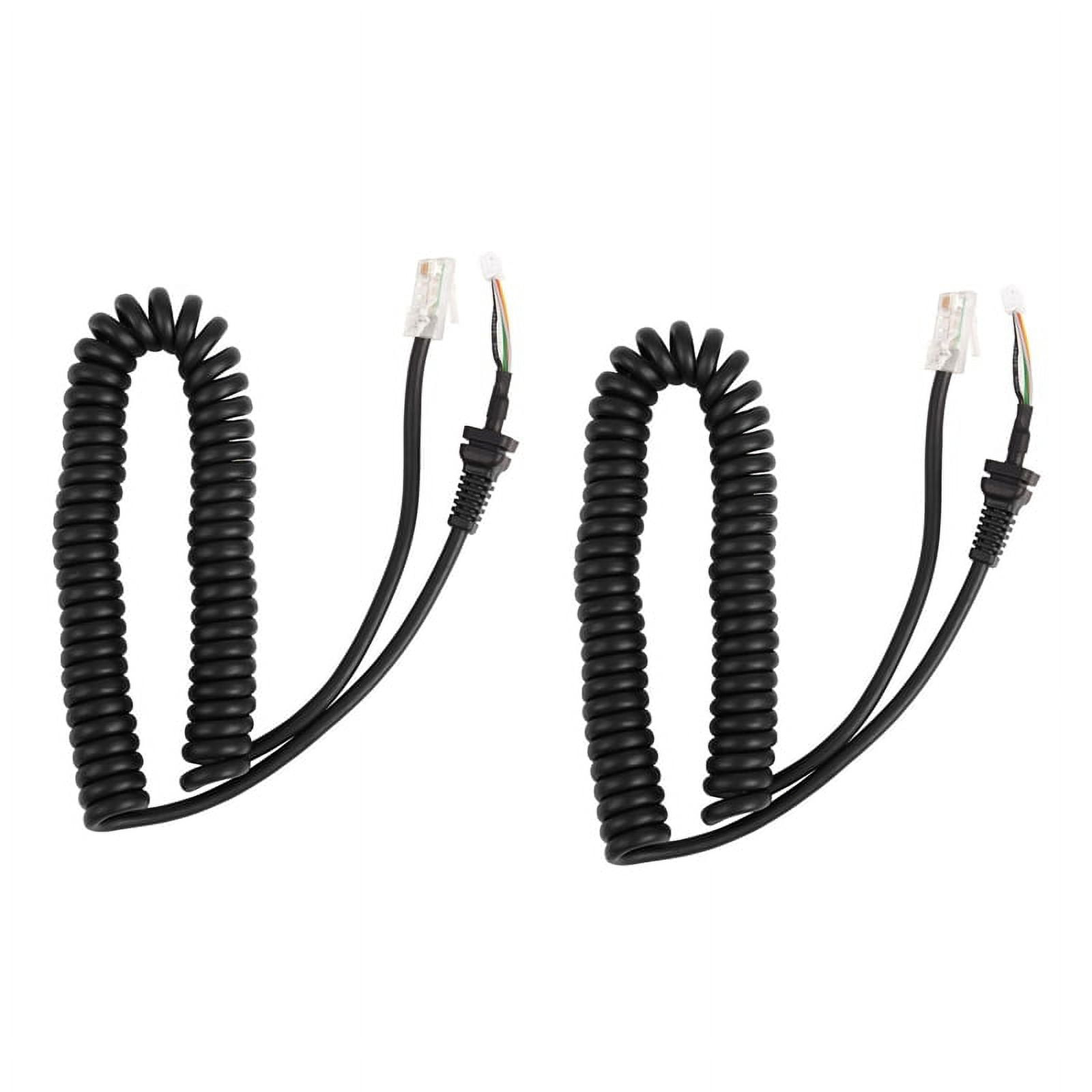 2X Car Hand Speaker Microphone Replacement Mic Cables Cord Wire for ...