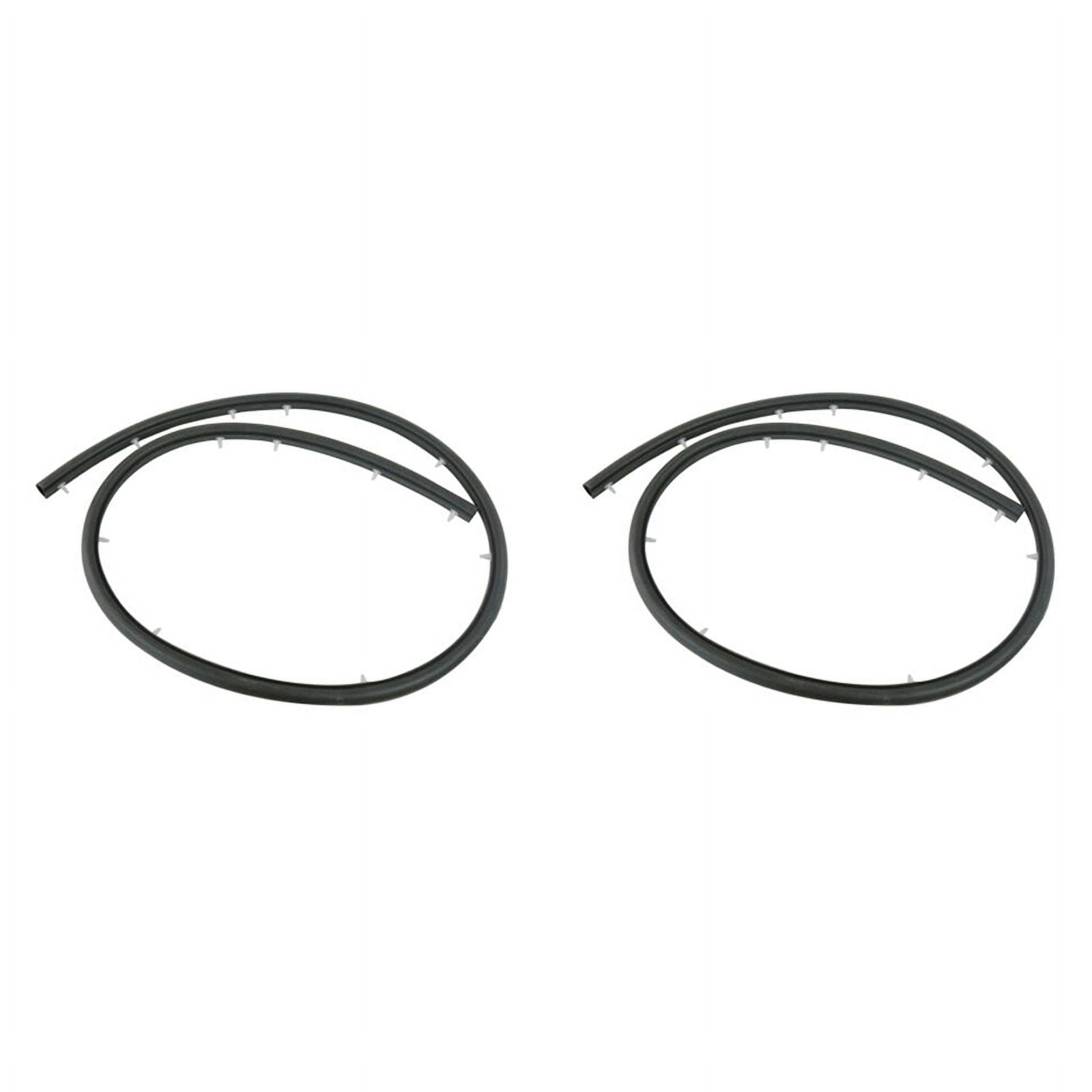 2X Car Hood Rubber Seal Bonnet Strip Body Side Rubber Clips for Montero ...