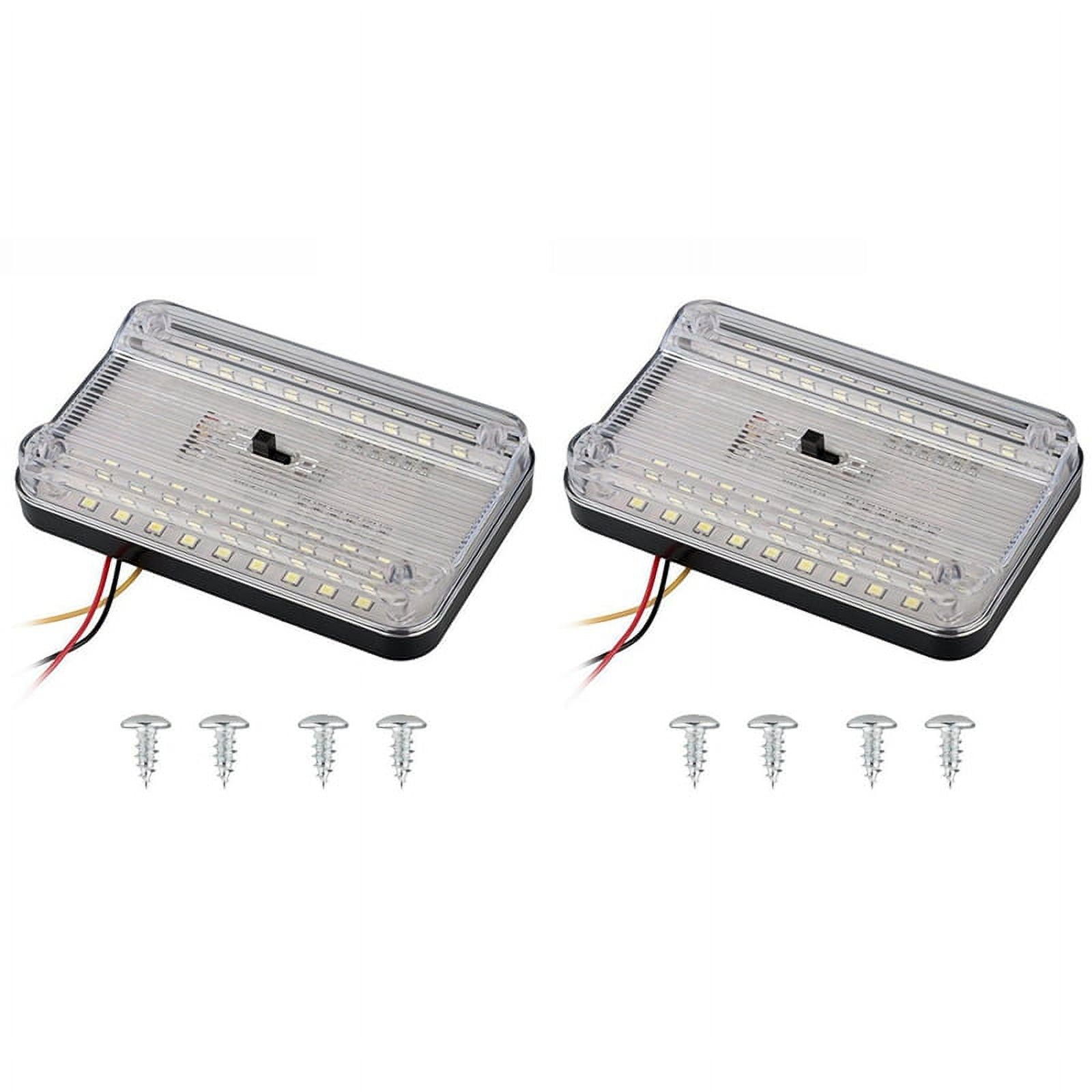 2X Car Interior Light 36LED Roof Ceiling Reading Light - Walmart.com