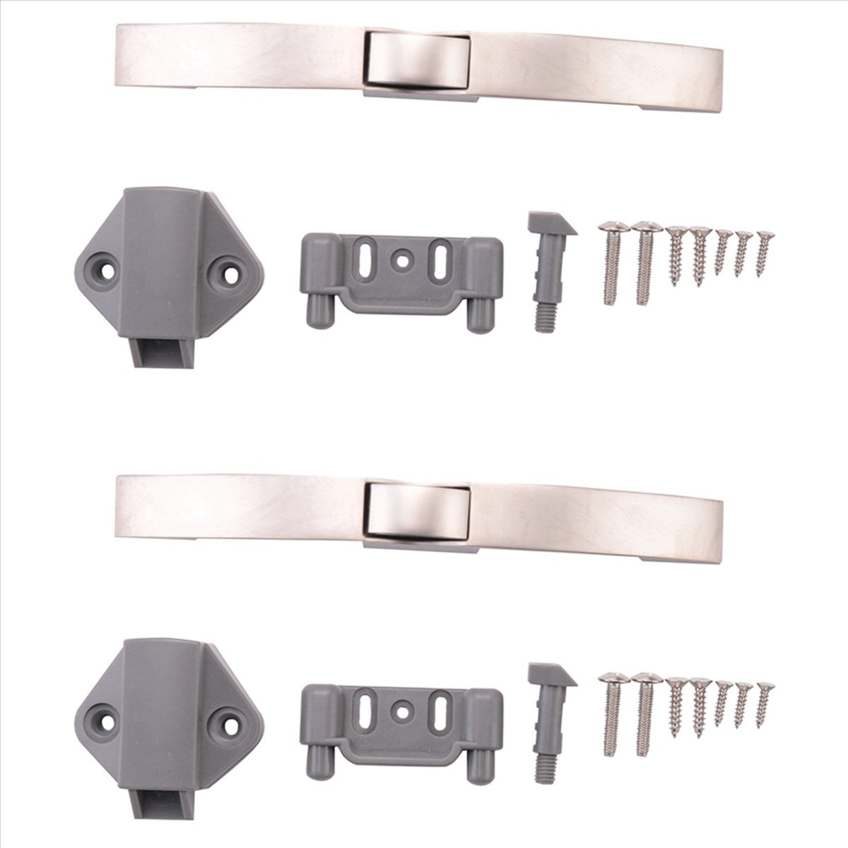 2X Car Push Lock RV Caravan Boat Cabinet Locks Handle Home Drawer Latch ...